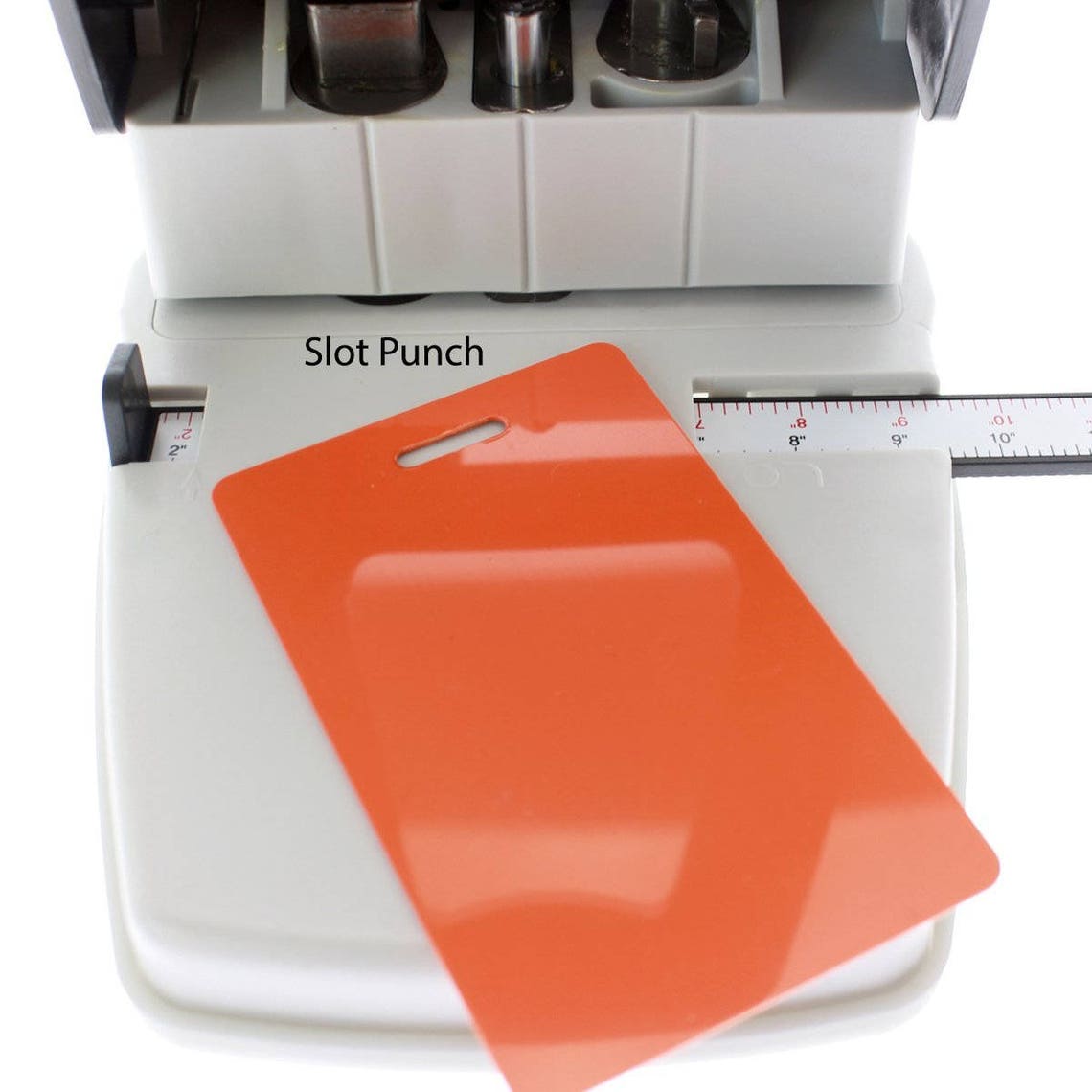 Three in One ID Card Hole Puncher With Guides Desktop Slot - Etsy
