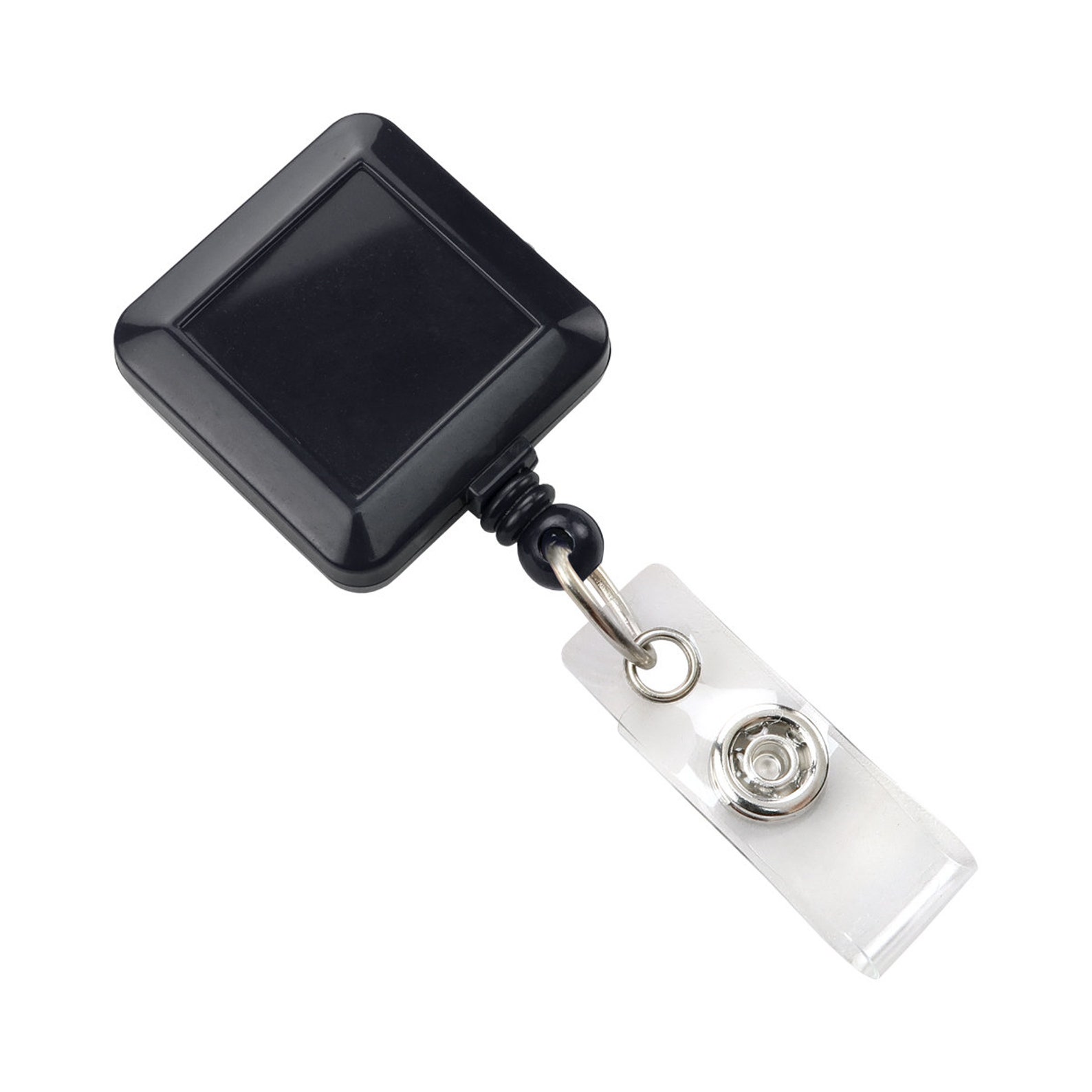 10 Black Square Badge Reels - FREE SHIPPING!! -- Top Quality ...