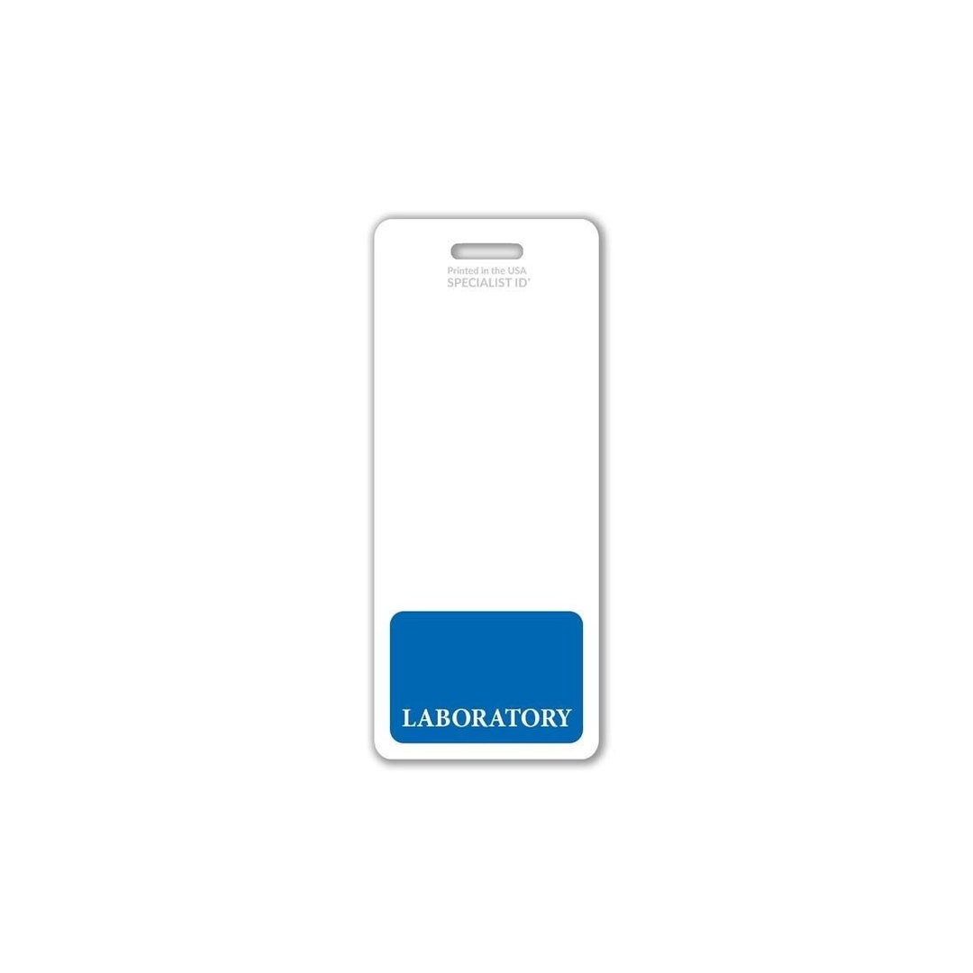 Badge Buddy Laboratory Vertical Extra Long - Oversized ID Badge Backer ...