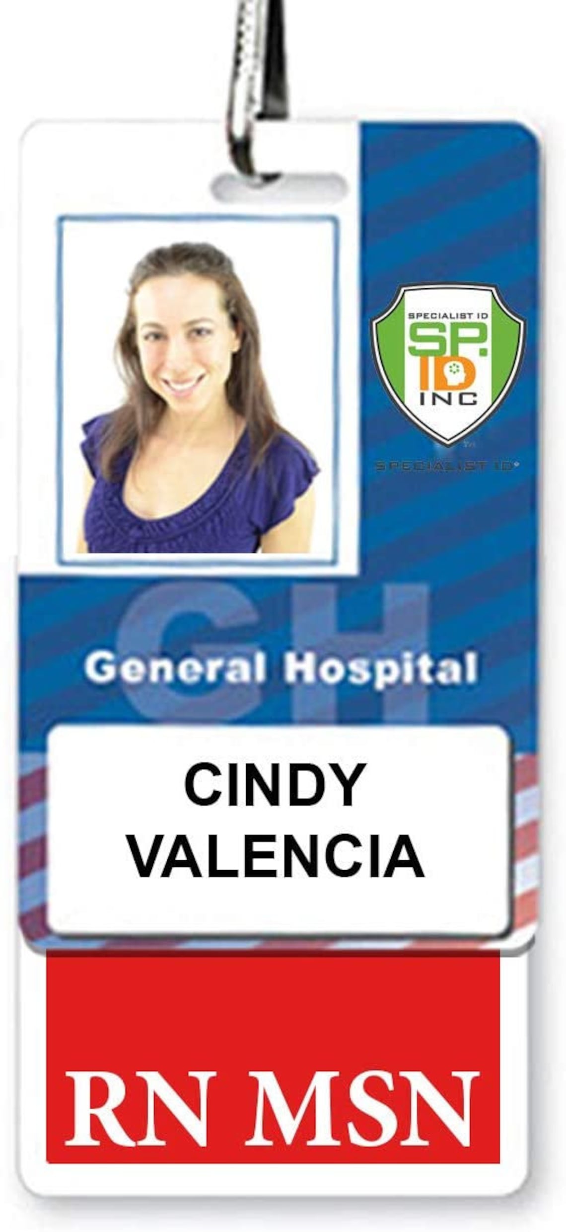 Red RN MSN Badge Buddy Free Shipping Red Badge Buddy for - Etsy