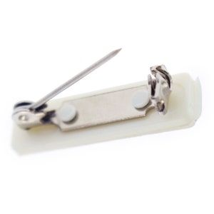 50 Premium Bar Pins - Adhesive Sticky Back & Metal Locking Clasp ...