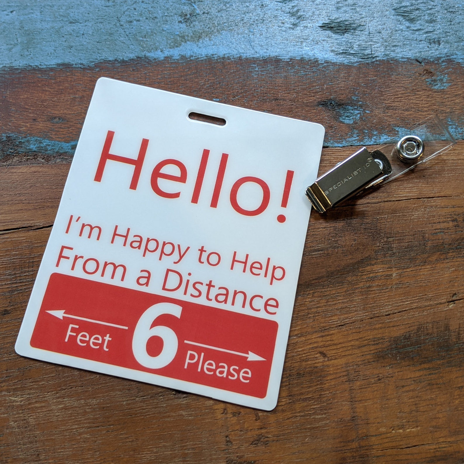 25 Pack Social Distancing Badge Buddy Free Ship Badge - Etsy