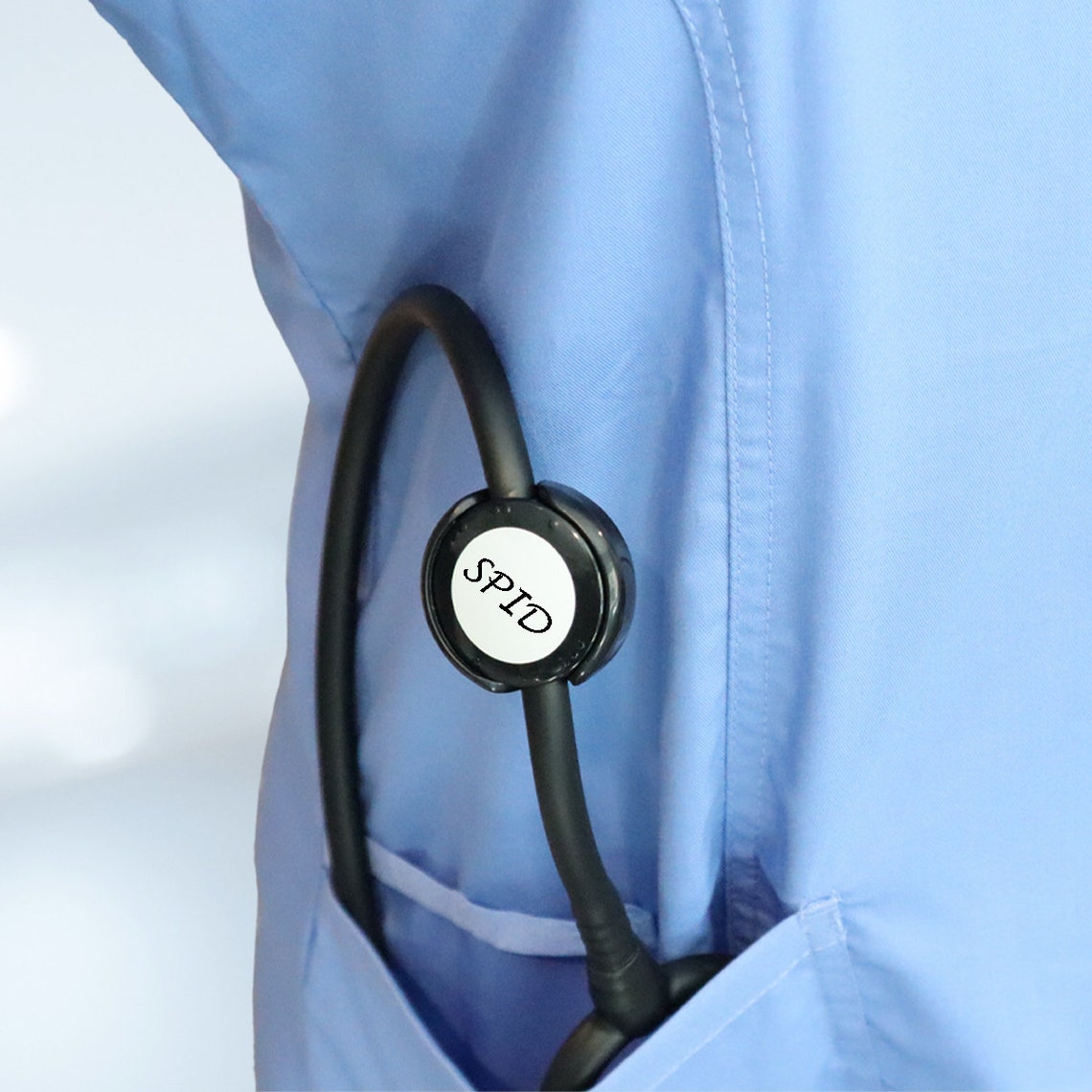10 Pack - Adjustable Stethoscope Name Tag - Fits Any Size Tubing - Free ...