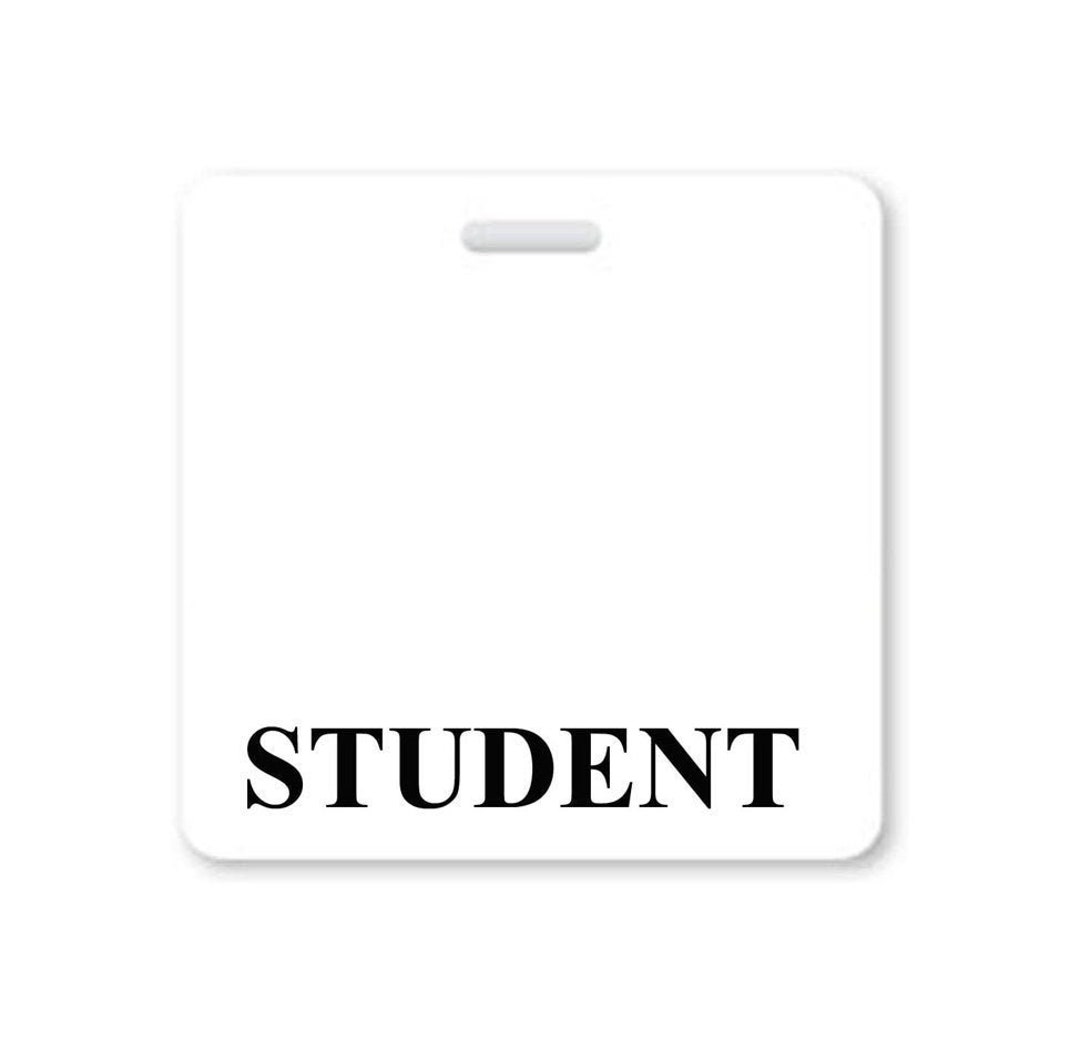 STUDENT Badge Buddy - Free Shipping! - White Border Badge Buddies for ...