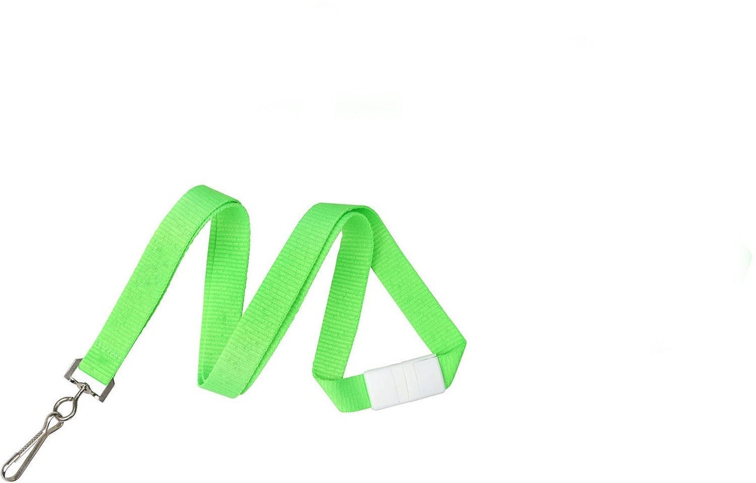 6 Pack Bright Neon Lanyards - Free Ship! Durable, Vibrant & Cute ID ...