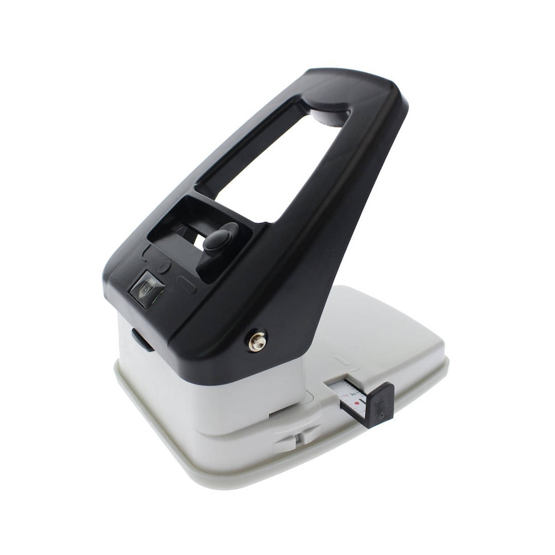 Three in One ID Card Hole Puncher With Guides - Desktop Slot Punch Tool ...