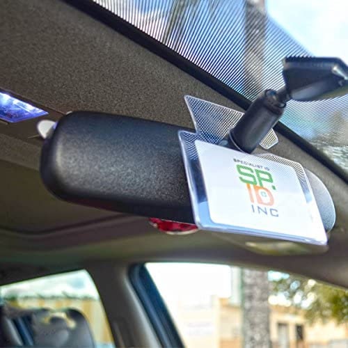 100 - Parking Pass Hanger for Car - Free Ship - Horizontal Display Hang Tag for Permit, School ...