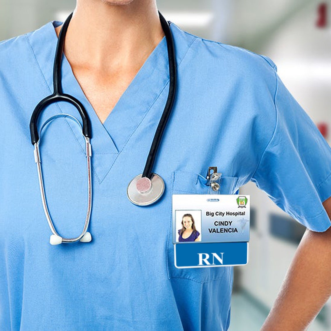 RN Badge Buddy Free Shipping Name Tag Badge Backer for - Etsy