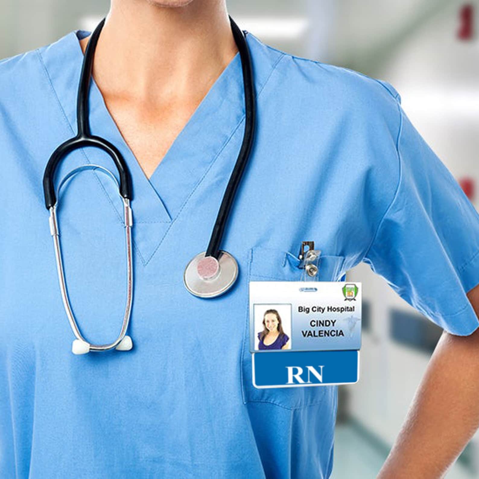 RN Badge Buddy Free Shipping Name Tag Badge Backer for - Etsy