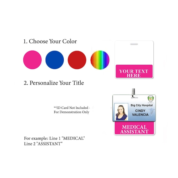 6 Pack Custom Badge Buddy Horizontal Free Shipping Your - Etsy