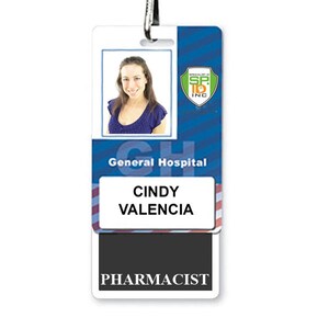 Black PHARMACIST Badge Buddy - Free Shipping! - Badge Buddies for ...