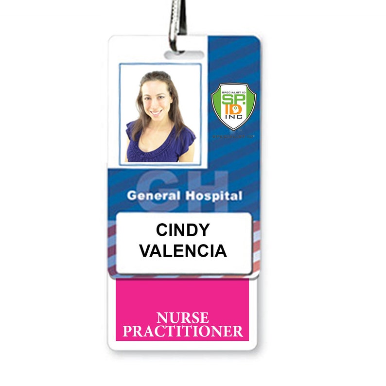 NURSE PRACTITIONER Badge Buddy - Free Shipping! - Name Tag Backer for ...