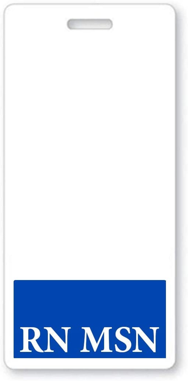 Blue RN MSN Badge Buddy - Free Shipping! - Blue Badge Buddy for Masters ...