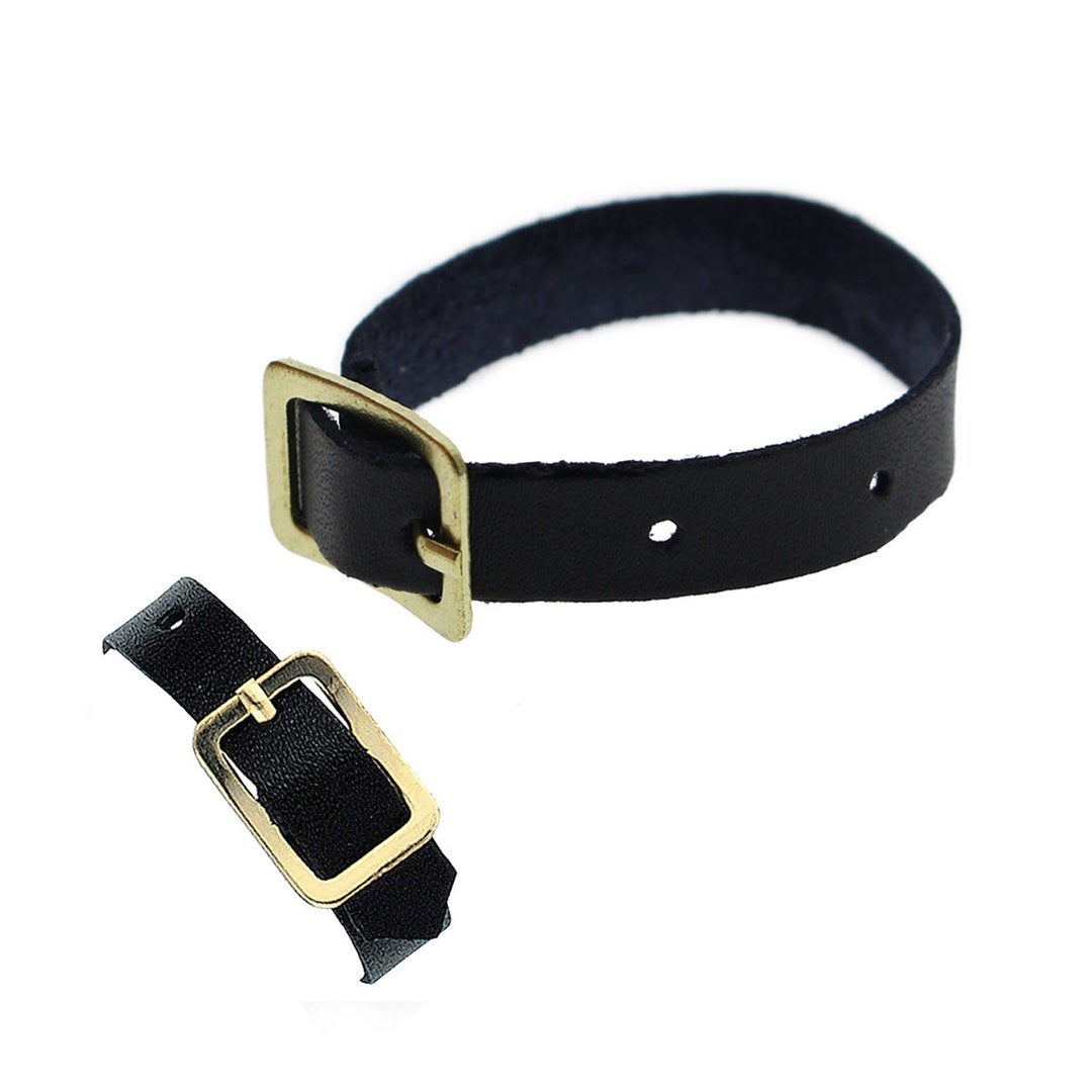 25 Black Genuine Leather Luggage Straps - Free Shipping - 6 Inch ...