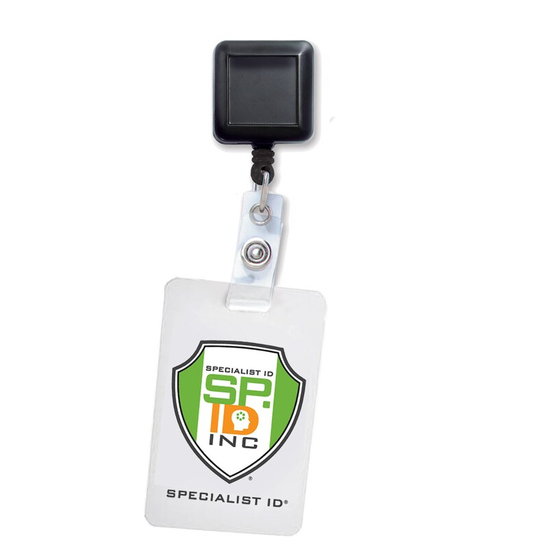 5 Black Square Badge Reels FREE SHIPPING Top Quality - Etsy