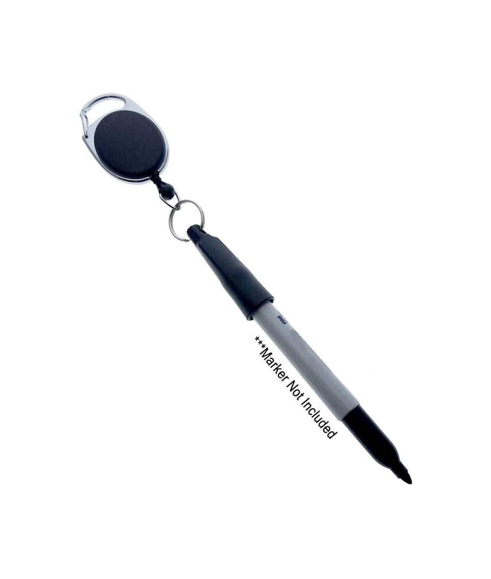 Retractable Pen Reel Free Shipping Carabiner Clip | Etsy