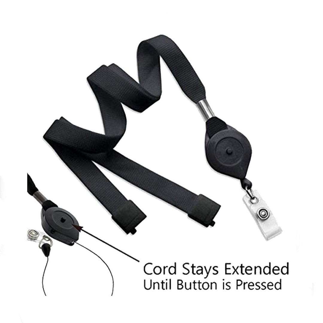 Breakaway Lanyard With Locking Badge Reel - Free Ship! - Locks in Open ...