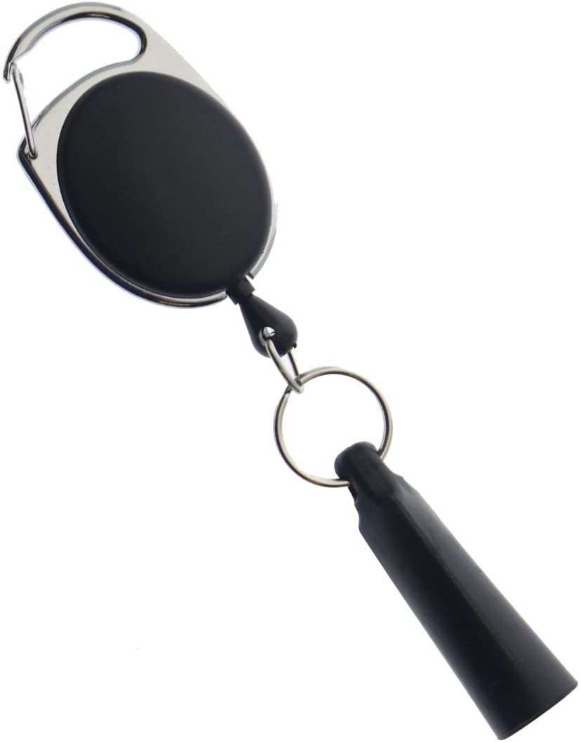 Retractable Pen Reel Free Shipping Carabiner Clip | Etsy