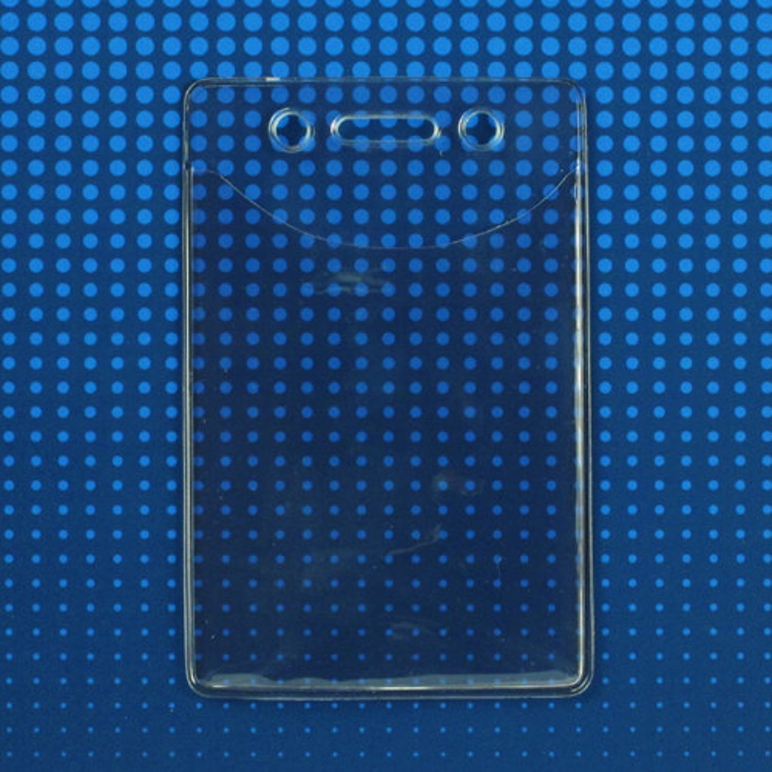 10 Clear Vinyl ID Badge Holder Free Shipping Vertical | Etsy