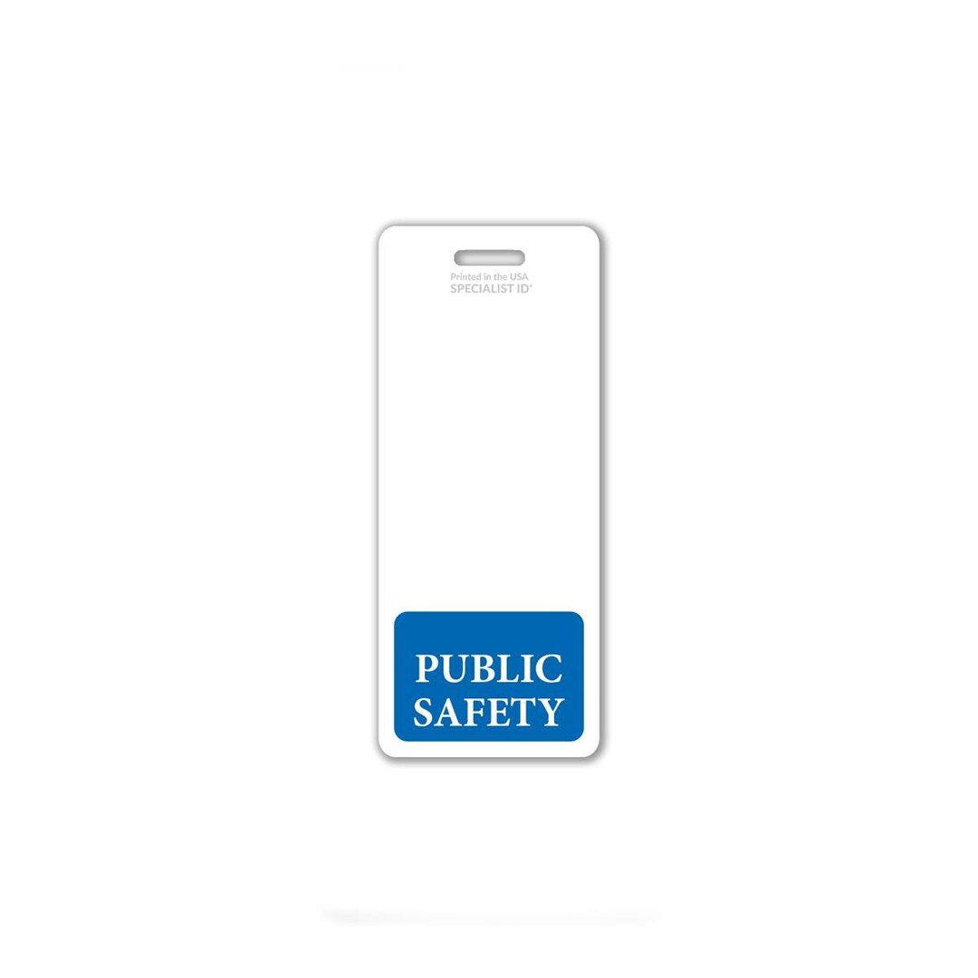 Public Safety Badge Buddy Vertical Extra Long - Free Ship! Oversized ID ...