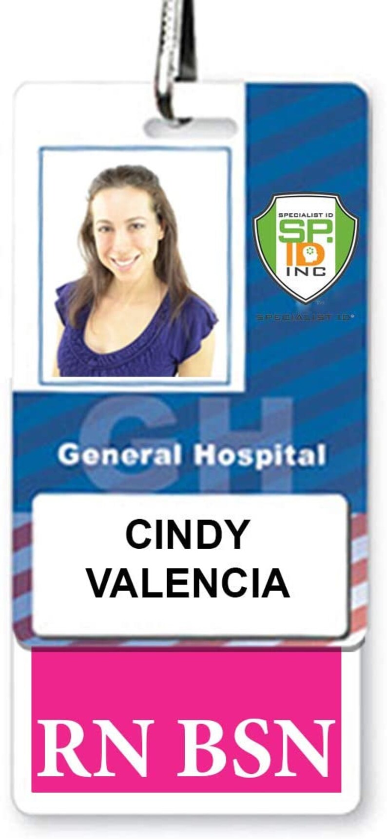 Pink RN BSN Badge Buddy Free Shipping Cute Hot Pink Badge - Etsy