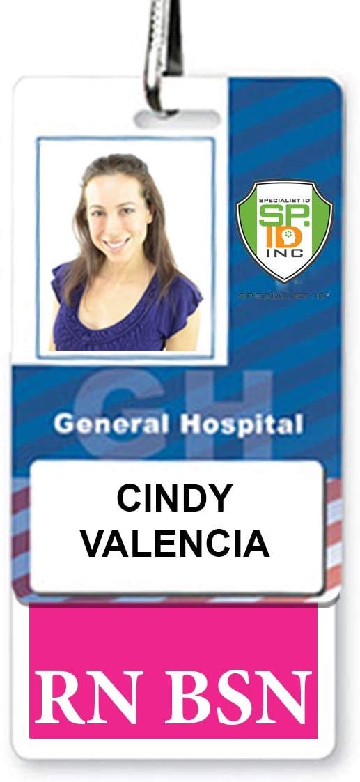 Pink RN BSN Badge Buddy Free Shipping Cute Hot Pink Badge - Etsy