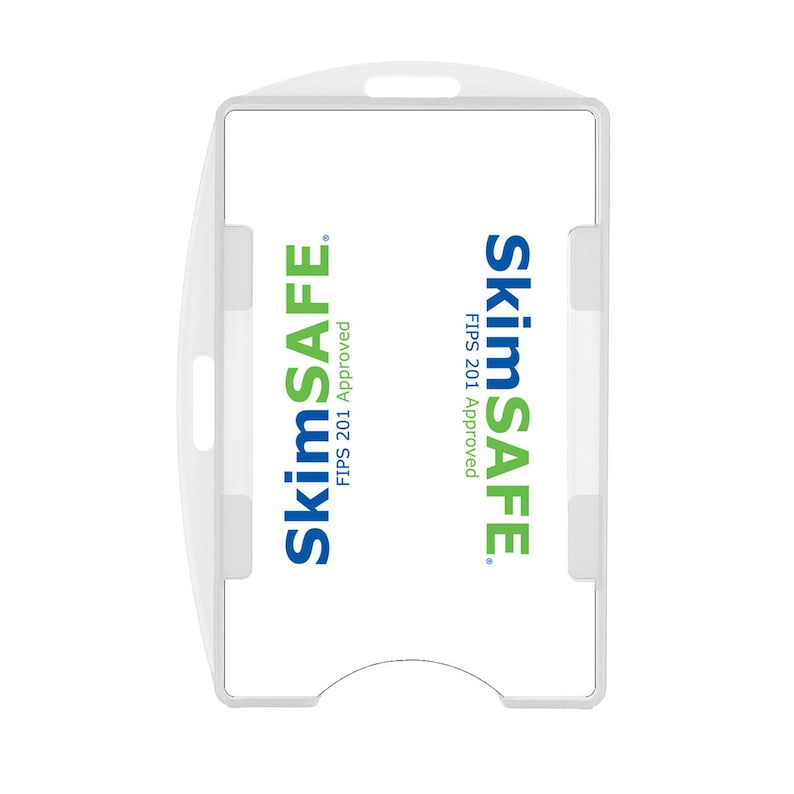 5 Pack RFID Badge Holder for Two Cards Dual Sided Shield - Etsy