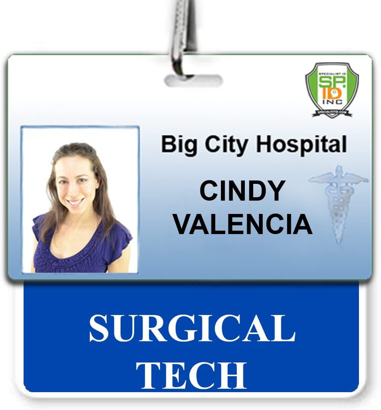 Blue SURGICAL TECH Badge Buddy Free Shipping Blue Badge - Etsy