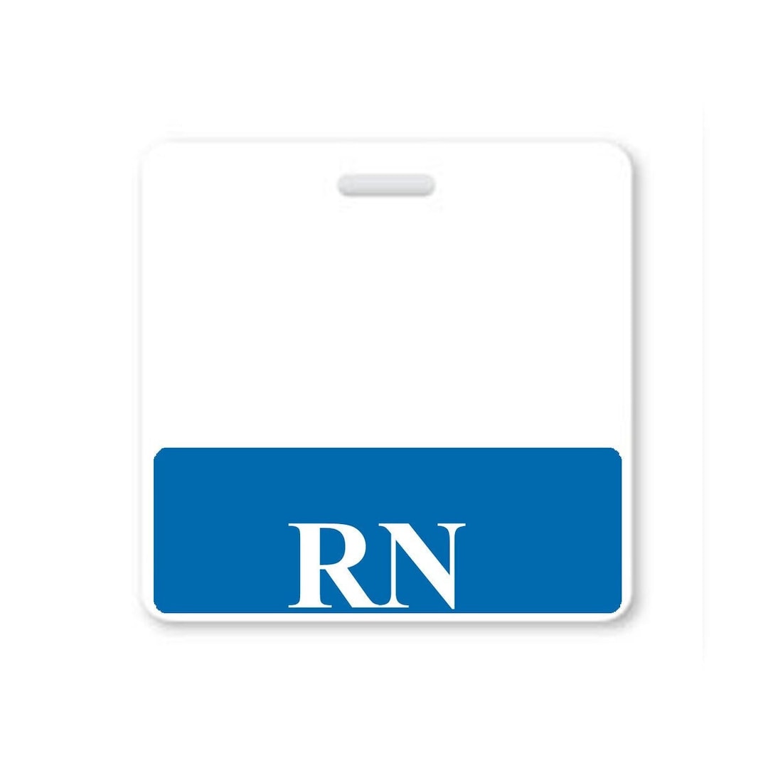 RN Badge Buddy - Free Shipping! - Name Tag Badge Backer for Registered ...