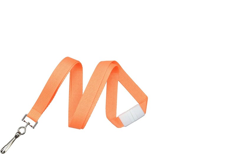 6 Pack Bright Neon Lanyards Free Ship Durable Vibrant & - Etsy