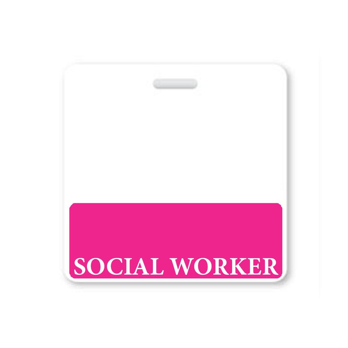 SOCIAL WORKER Badge Buddy Free Shipping Name Badge Tag - Etsy UK