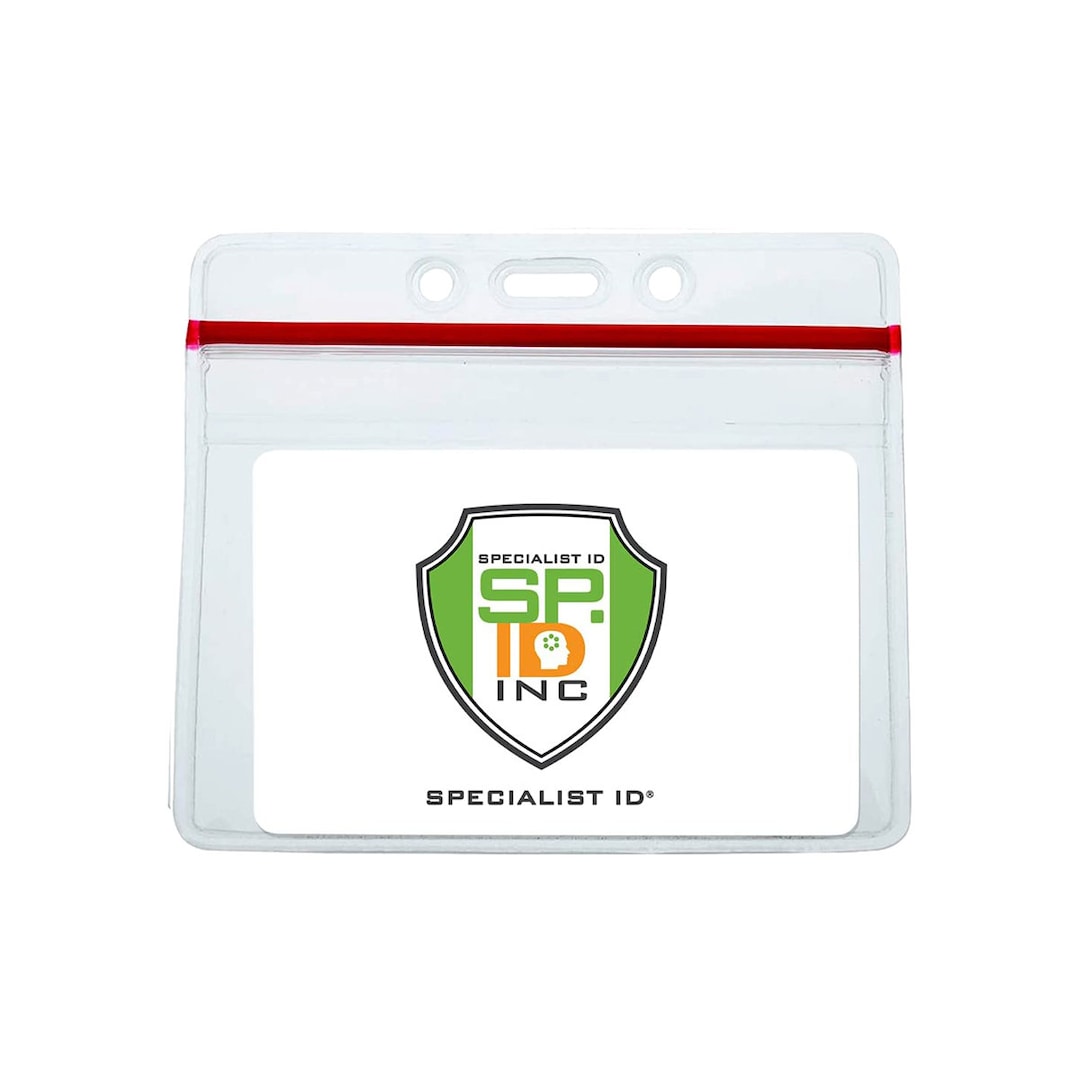 5 Pack - Horizontal ID Badge Holders - Free Shipping!! - Heavy Duty ...