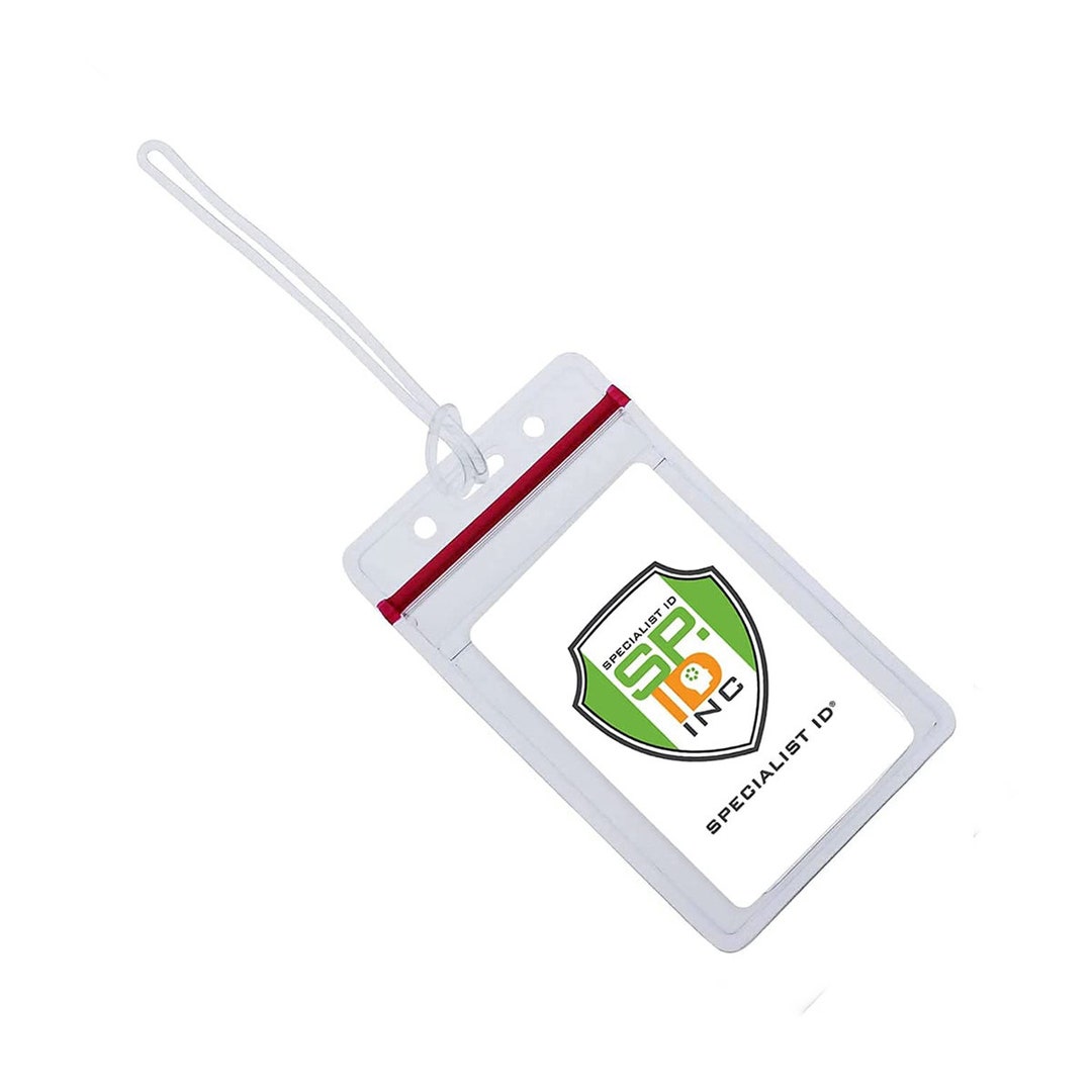 5 Clear Luggage Tags - FREE Ship - Resealable Backpack Bag Tags - DIY ...