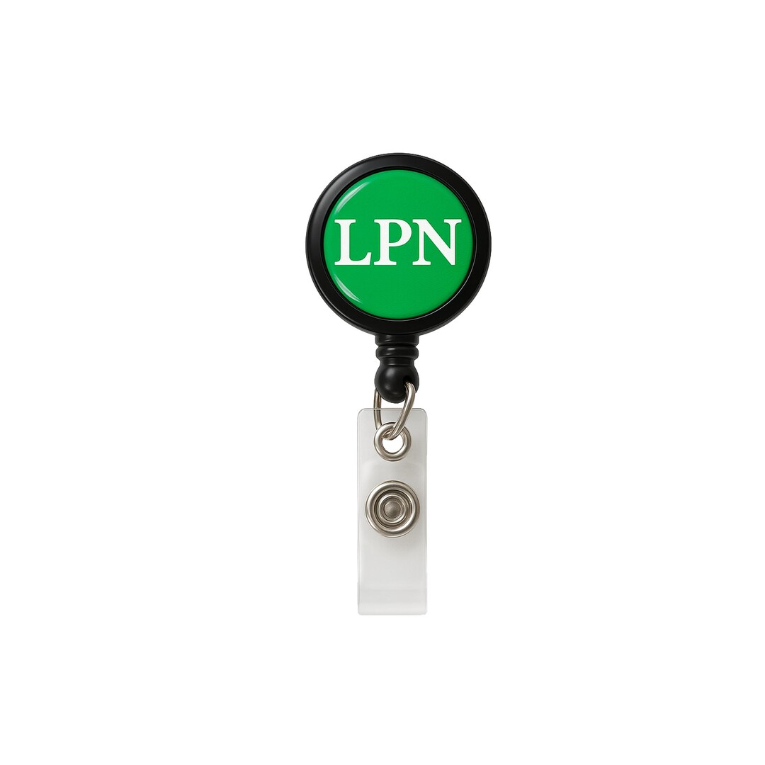 LPN Badge Buddy Reel With Swivel Clip - Retractable Reel LPN Badge ...