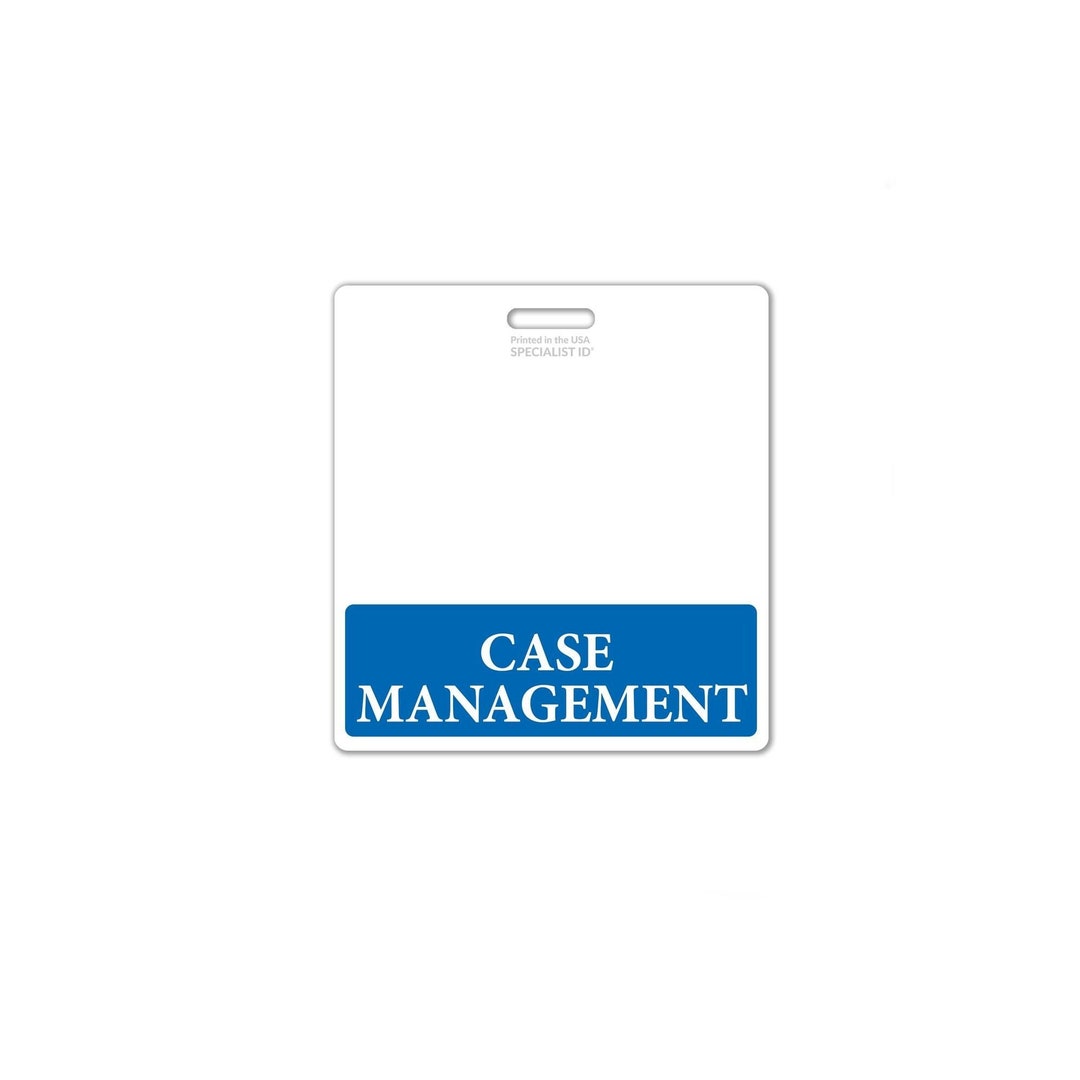 XL Case Management Badge Buddy Horizontal - Free Shipping! - Oversized ...