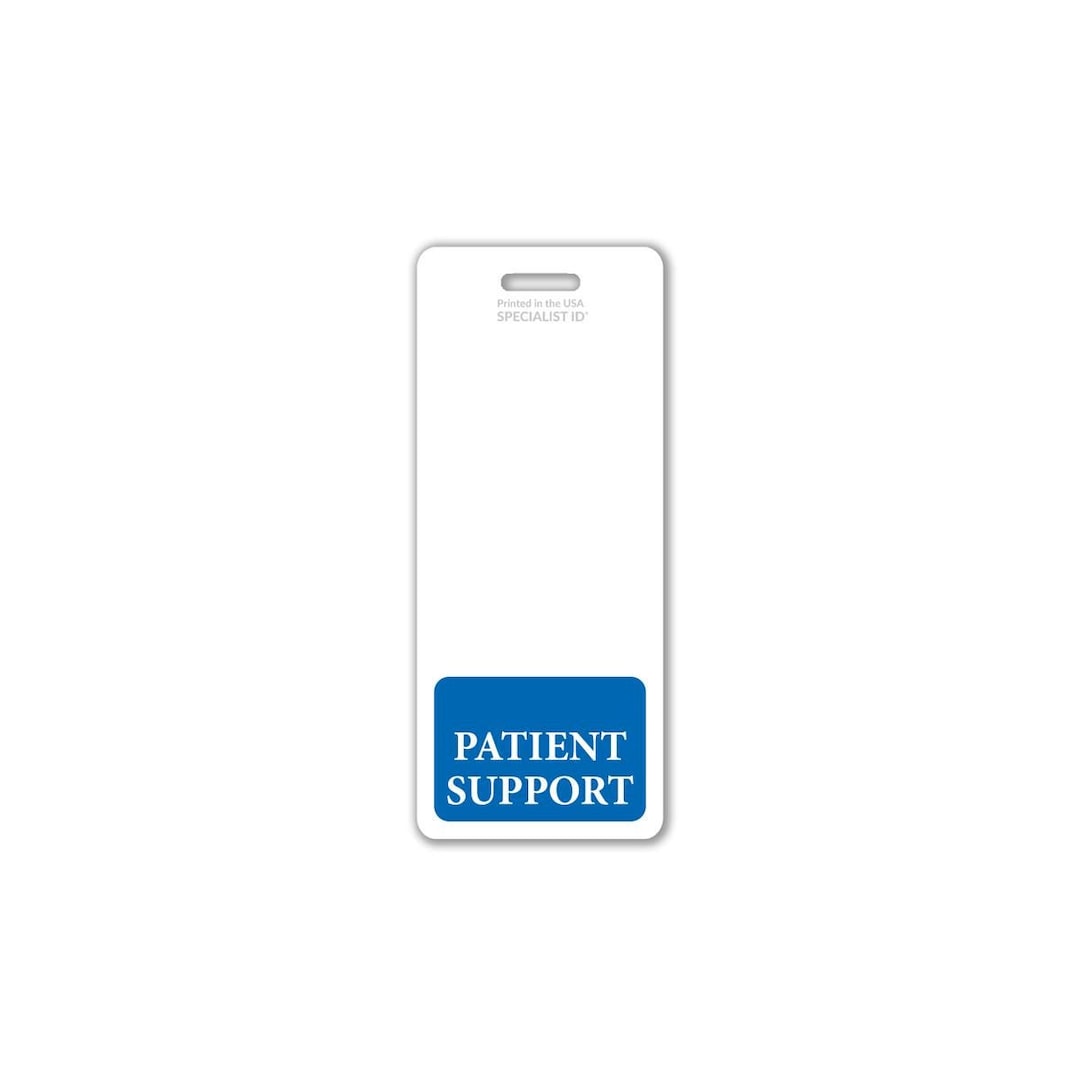 Patient Support Badge Buddy Vertical Extra Long - Oversized ID Badge ...