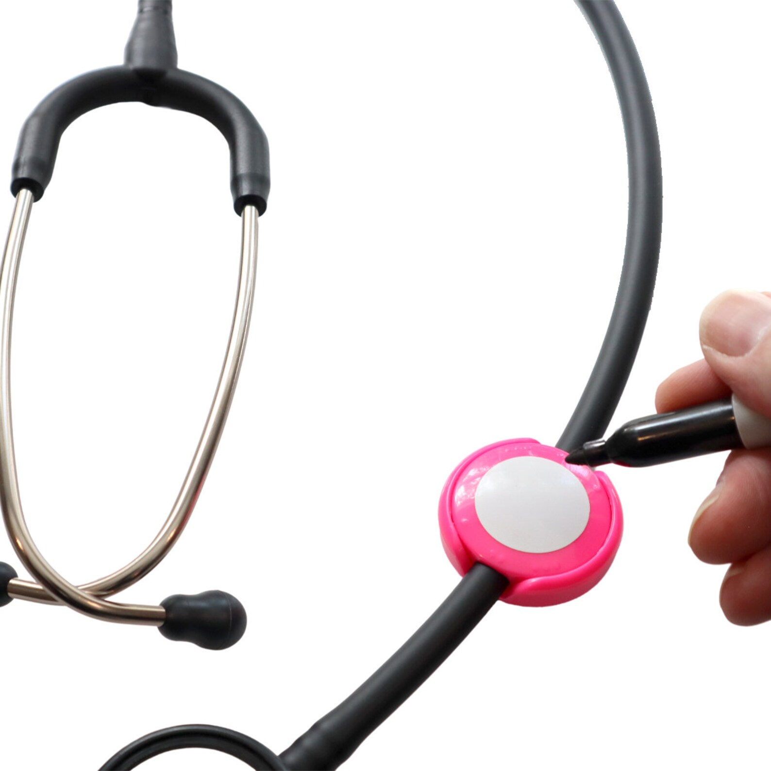 10 Pack - Adjustable Stethoscope Name Tag - Fits Any Size Tubing - Free ...