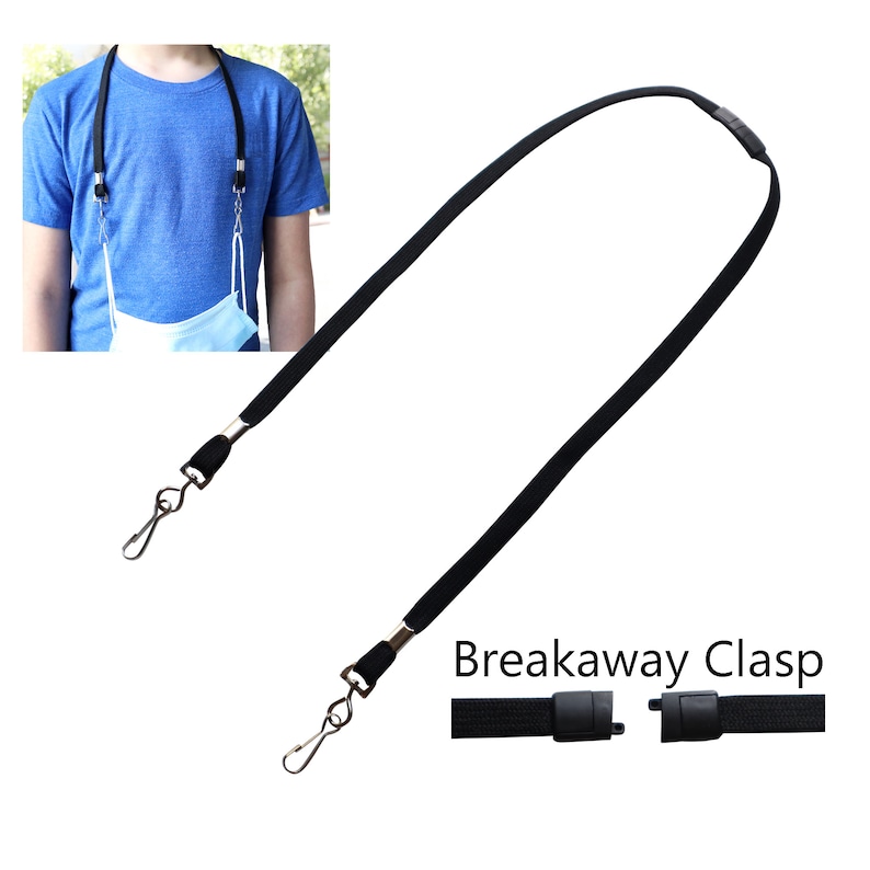 5 Pack Kids Face Mask Lanyard Safety Breakaway Clasp & - Etsy