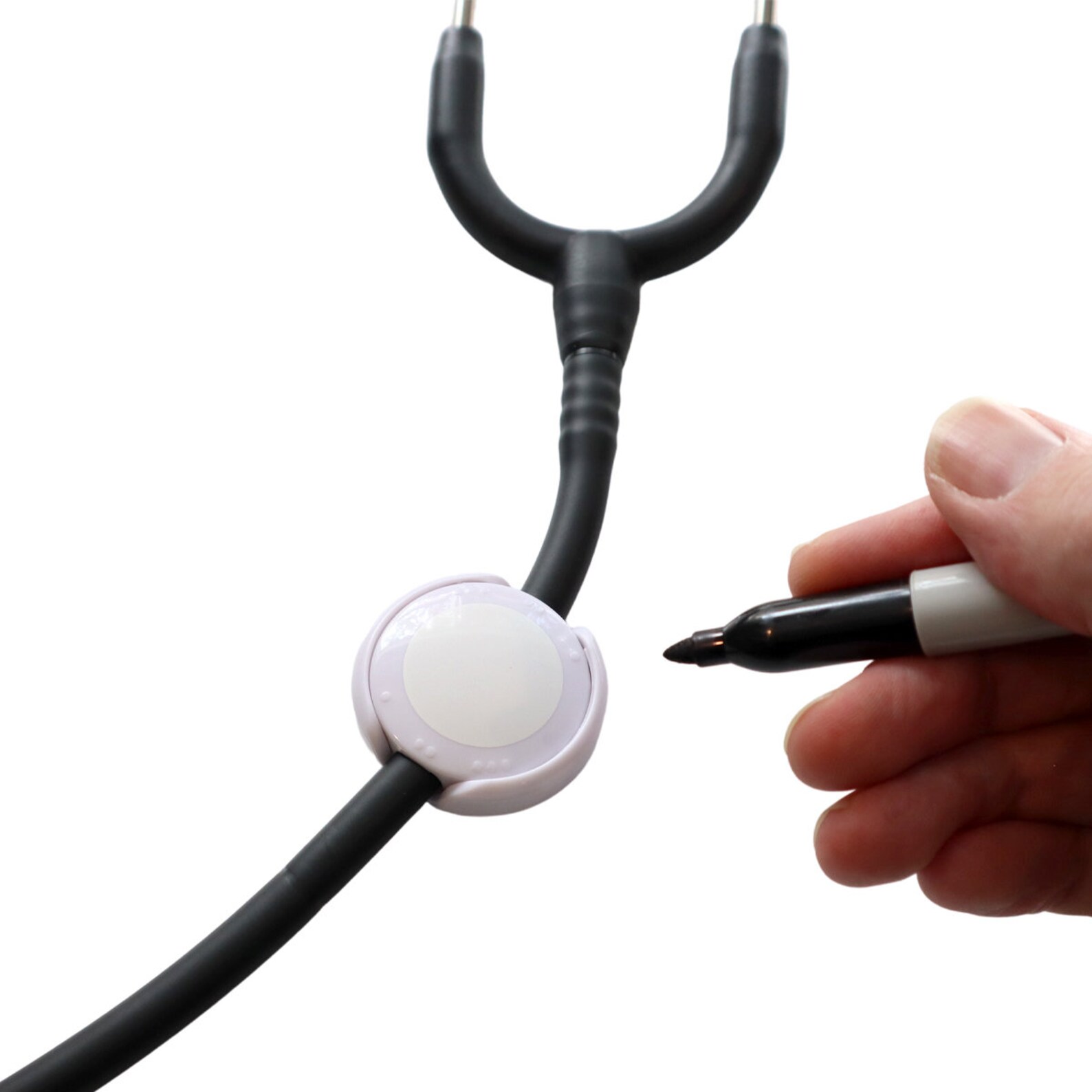 10 Pack - Adjustable Stethoscope Name Tag - Fits Any Size Tubing - Free ...
