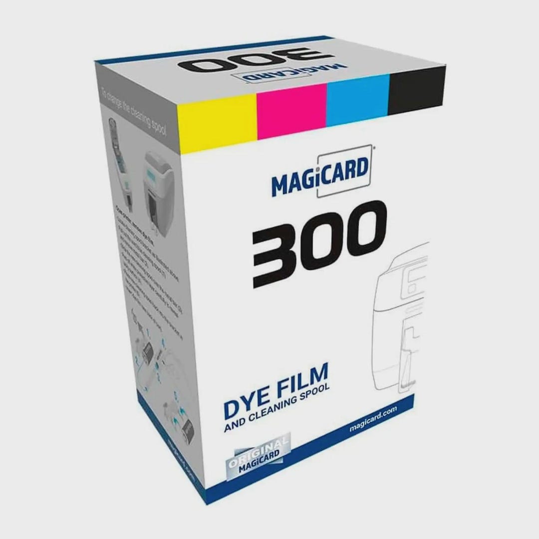 Magicard MC300YMCKO Color Ribbon - Color Front Black Back - 300 Dual ...