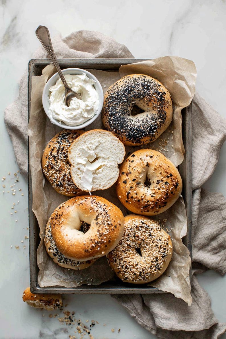 Beginner Sourdough Bagels Recipe | New York Style (printable PDF) - Etsy