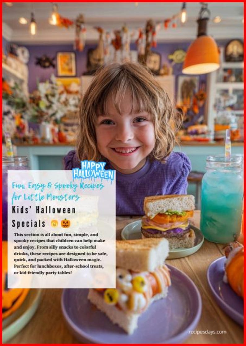 Spooky Halloween Recipes Ebook | Creepy Treats, Snacks, Drinks & Party ...