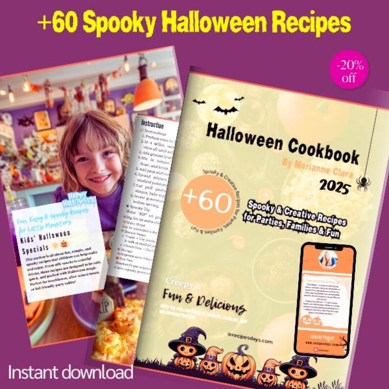 Spooky Halloween Recipes Ebook | Creepy Treats, Snacks, Drinks & Party ...