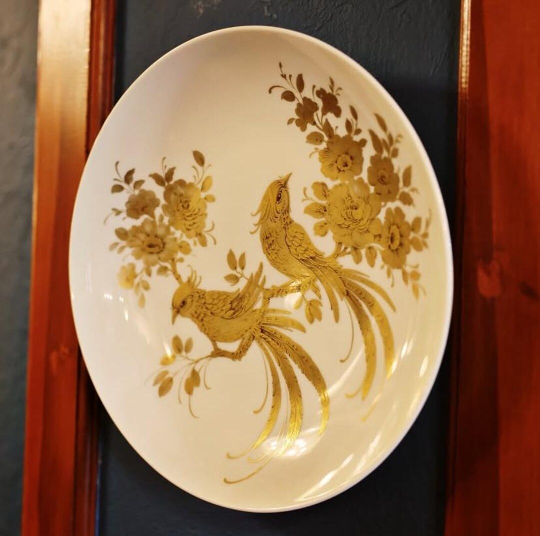 Vintage 1960s Kaiser Porcelain Plates – Signed Hand Painted Regent ...