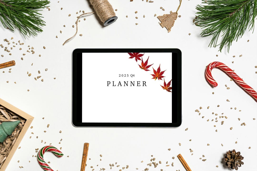 2025 Q4 Mandalart Digital Planner: Goal Setting, Productivity ...