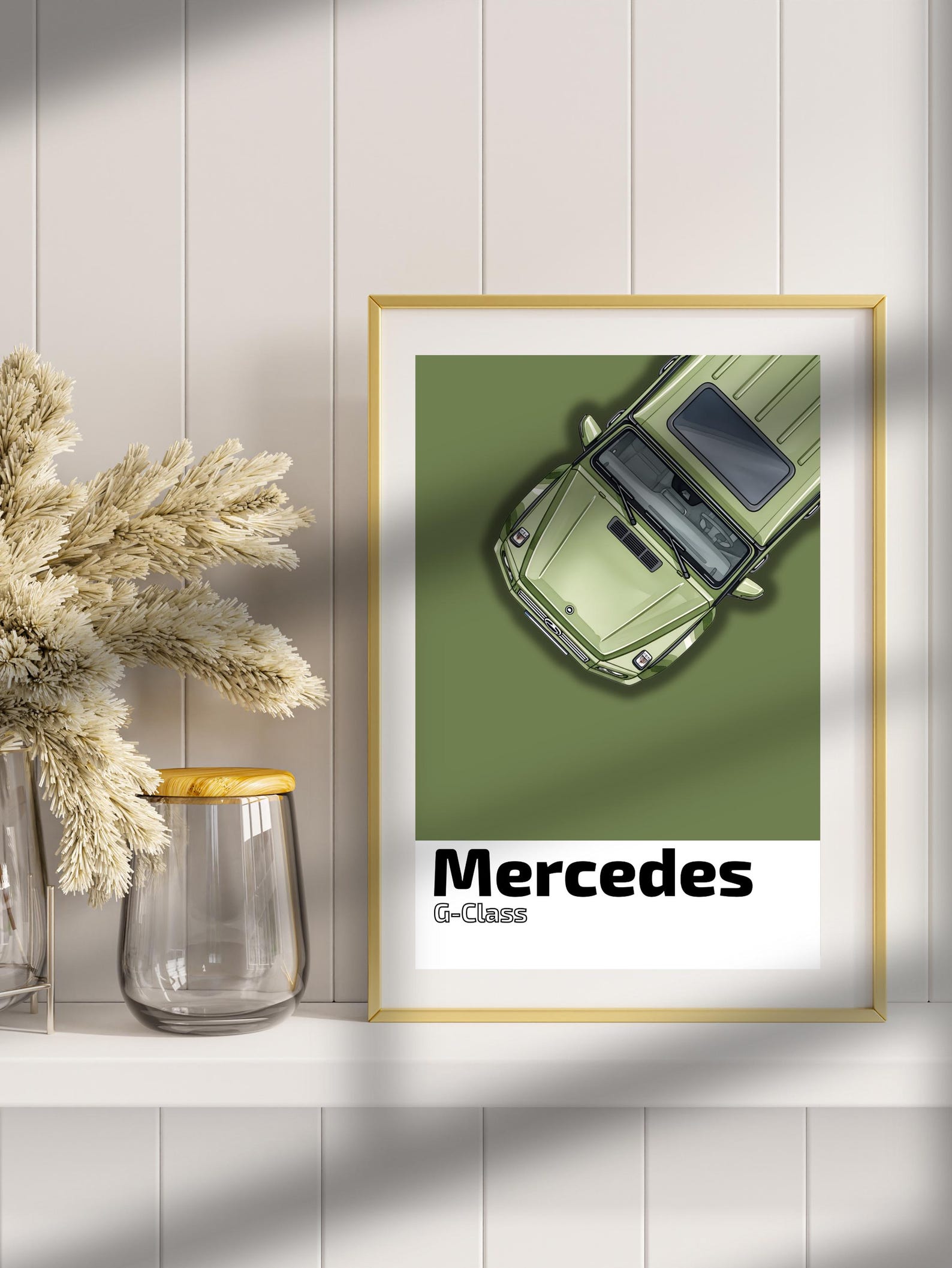 Mercedes G-class Poster: Iconic Luxury SUV Wall Art Print (digital ...