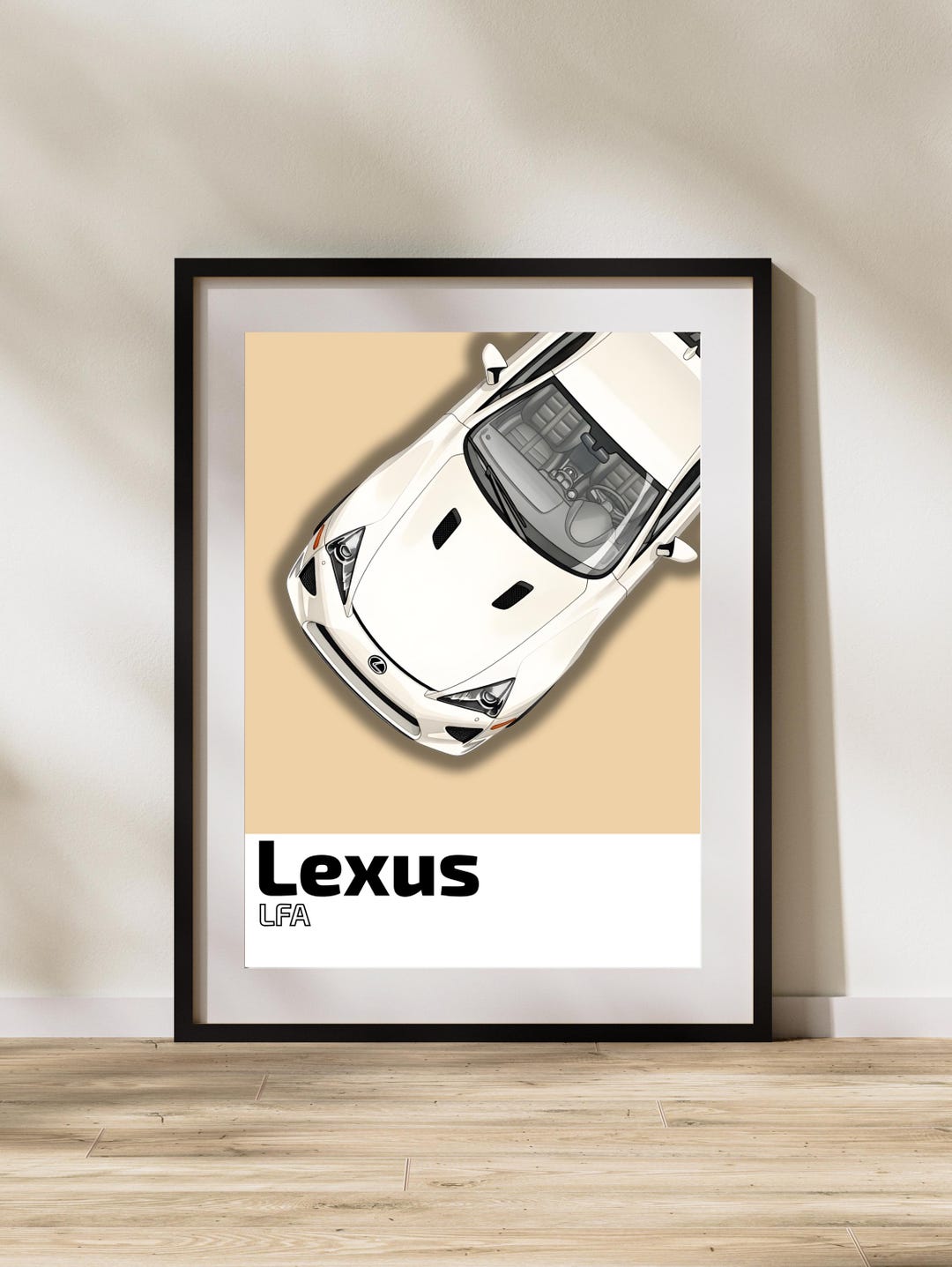 Lexus LFA Poster: Sleek Supercar Wall Art Print (digital Download) - Etsy