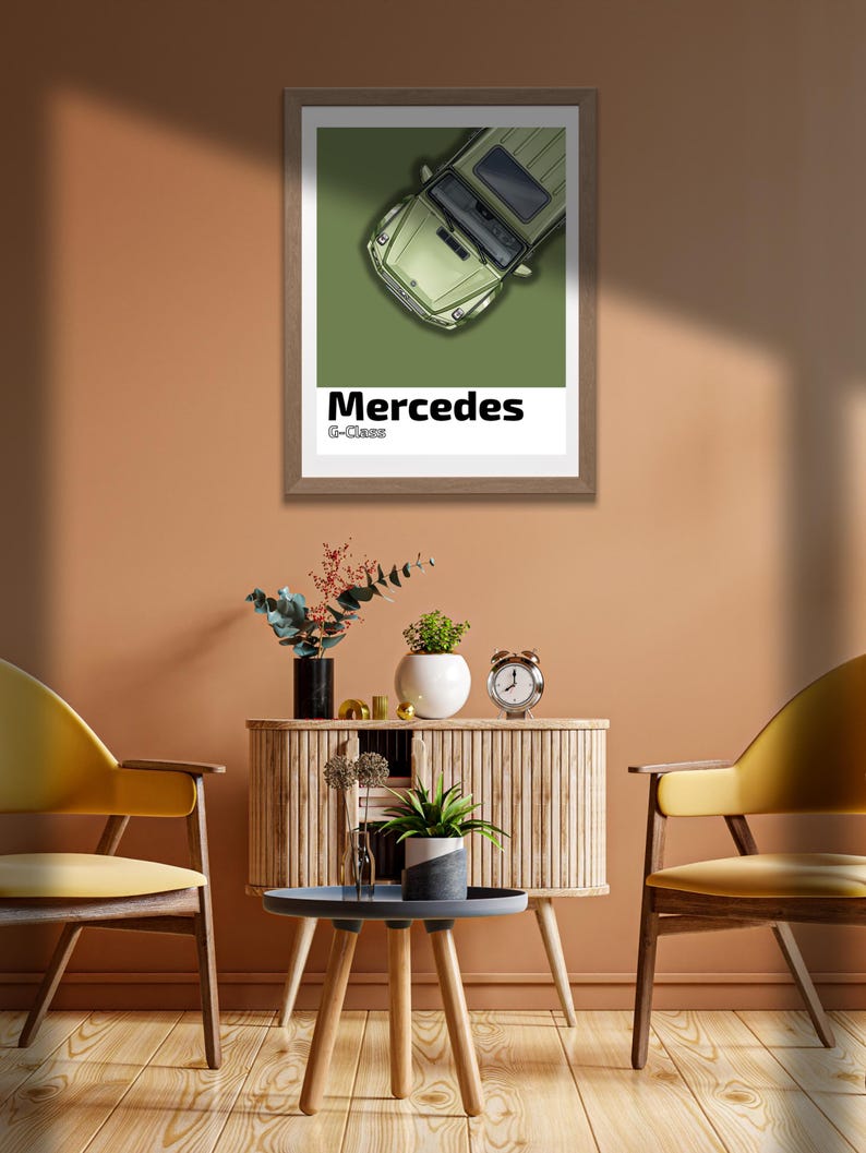 Mercedes G-class Poster: Iconic Luxury SUV Wall Art Print (digital ...