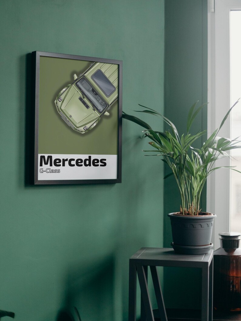 Mercedes G-class Poster: Iconic Luxury SUV Wall Art Print (digital ...