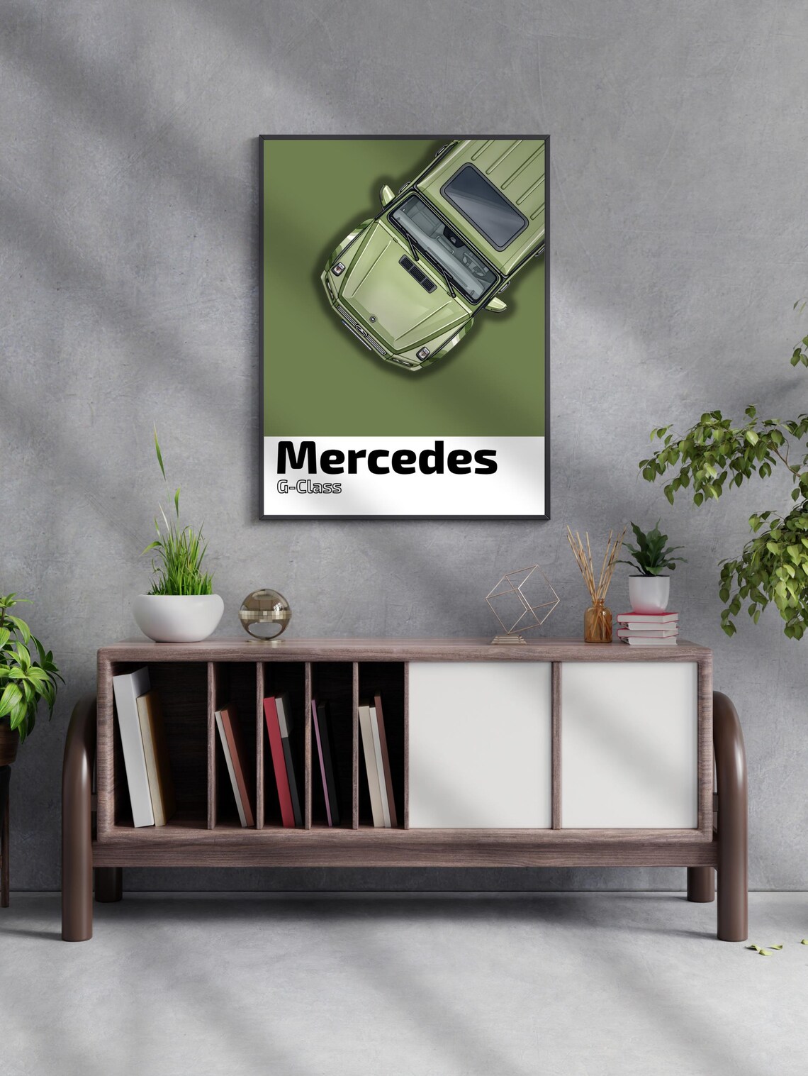 Mercedes G-class Poster: Iconic Luxury SUV Wall Art Print (digital ...